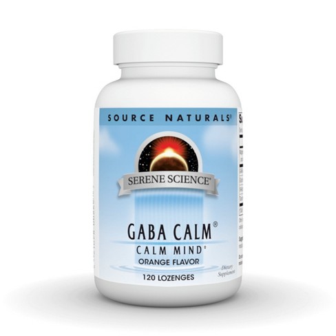 Gaba Calm Sublingual-orange By Source Naturals, Inc. - 120 Lozenge : Target