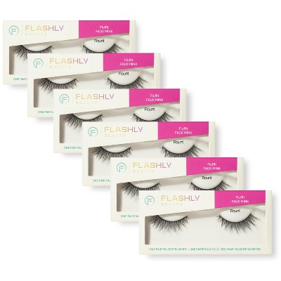 Flashly Beauty - Fluffit Faux Mink - False Eyelashes - Flaunt - Black ...
