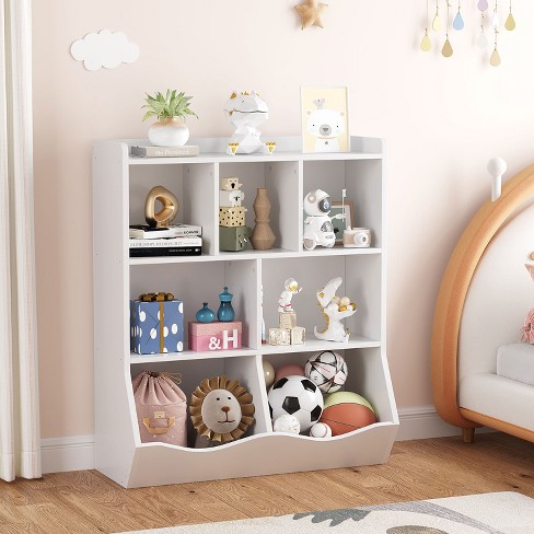 Whizmax 3-tier Kids Bookshelf And Bookcase For Storage Books And Toys ...