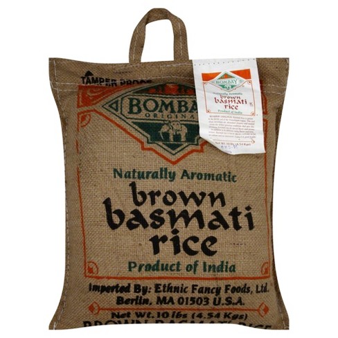 Bombay Rice Basmati Brown - 10lb : Target