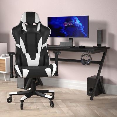 Flash Furniture X20 Gaming Chair Racing Office Computer Pc Adjustable ...