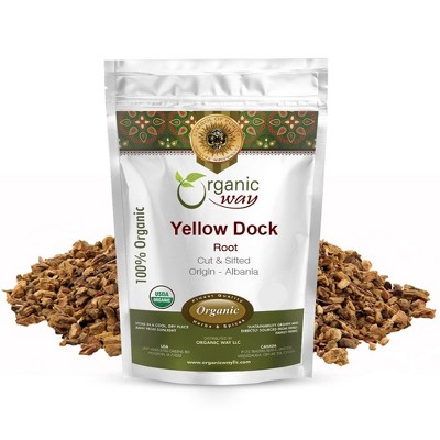 Organic Yellow Dock Root Cut & Sifted 4 Oz : Target