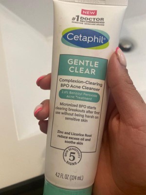 Cetaphil Gentle Clear Complexion-clearing Bpo Acne Cleanser - 4.2 Fl Oz : Target