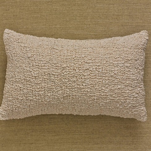 Split P Metallic Pucker Pillow Cover In Natural : Target
