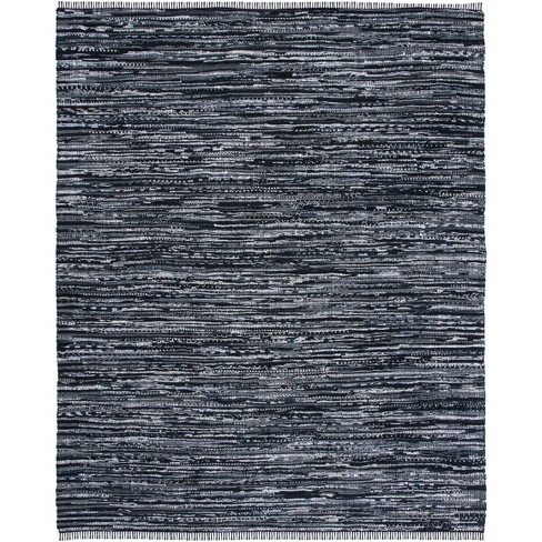 Rag Rug Rar121 Hand Woven Rug - Black - 6'x9' - Safavieh : Target