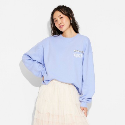 Women's Wicked Glinda And Elphaba Faces With Logo Short Sleeve Graphic ...