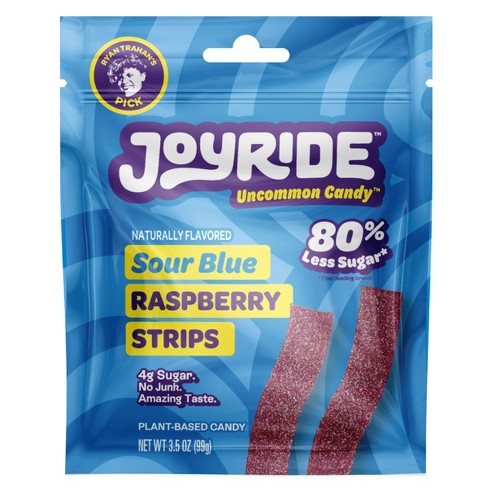 Joyride Sweets Blue Raspberry Candy Strips - 3.5oz : Target