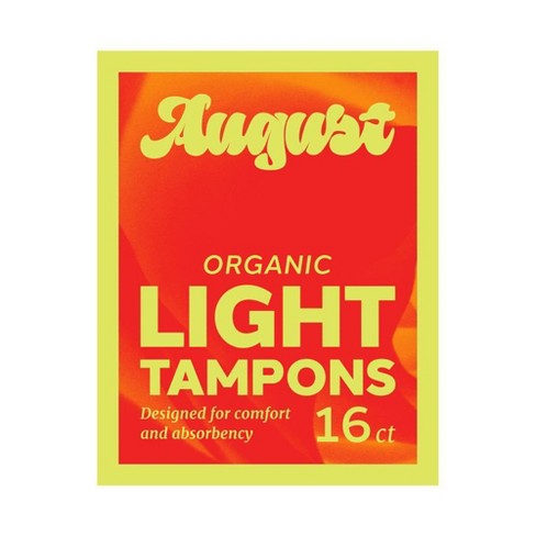 Its August Organic Light Tampon - 16ct : Target