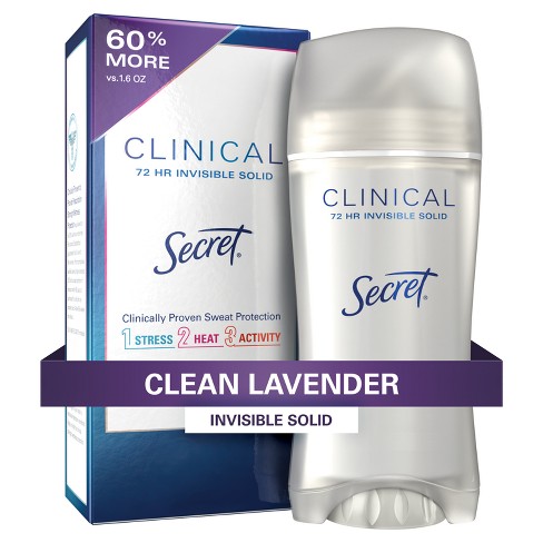 Secret Clinical Strength Invisible Solid Antiperspirant And Deodorant ...