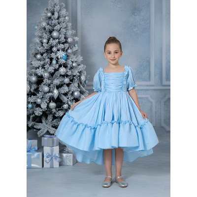 2Bunnies Girls Petticoat High-Low Ruffled Shimmer Birthday Gown ...