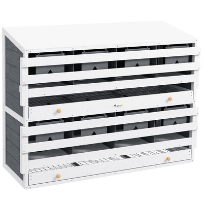 Brower 404b Galvanized Steel 4 Hole, 20 Bird Outdoor Poultry Nest ...