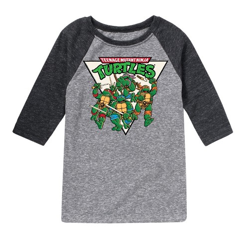 Boys' Teenage Mutant Ninja Turtles Tmnt Triangle - Athletic Heather ...