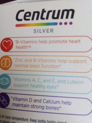 Centrum Silver Women 50+ Multivitamin/multimineral Supplement Tablets ...