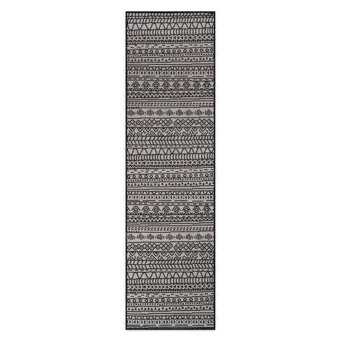 World Rug Gallery Contemporary Geometric Bohemian Textured Flat Weave ...