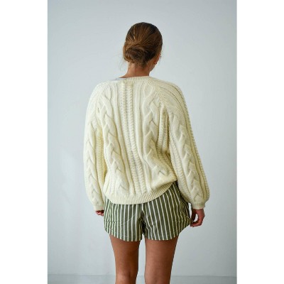 Women's Striped Boxer Short - Aureum L : Target
