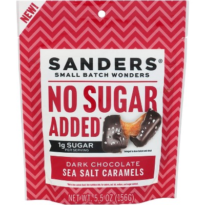 Sanders Dairy Free Dark Chocolate Sea Salt Caramels - Case Of 8/1.5 Oz ...