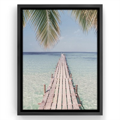 Americanflat - 8x12 Floating Canvas Black - In Paradise By Sisi And Seb ...