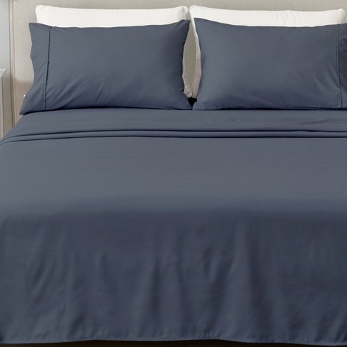Great Bay Home Solid Microfiber Wrinkle-resistant Sheet Set (queen ...