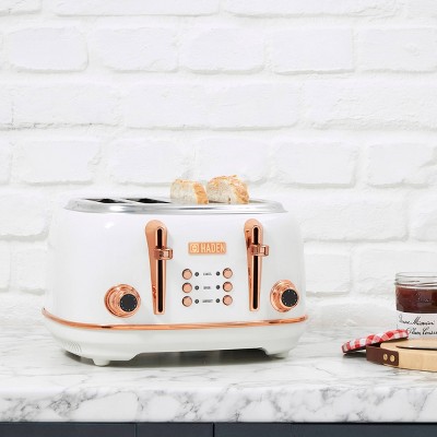 Heritage 4-slice Wide Slot Toaster - Ivory And Copper : Target