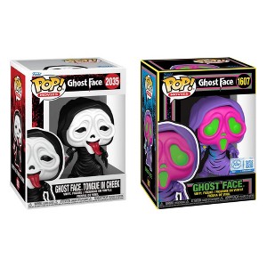 Funko Pop! 2 Pack Scream - Ghost Face: Tongue in Cheek #2035 & Black ...