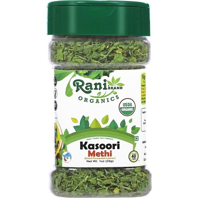 Fenugreek Leaves Dried (kasoori Methi) - 1oz (28g) - Rani Brand ...