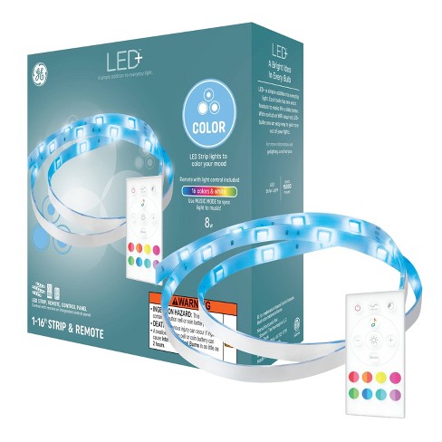 Ge Led+ Color Changing Light Strip 16ft : Target
