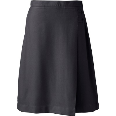 Lands' End School Uniform Women's Plus Solid A-line Skirt Below The ...