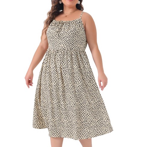 Agnes Orinda Women's Plus Size Summer Drawstring Adjustable Spaghetti ...