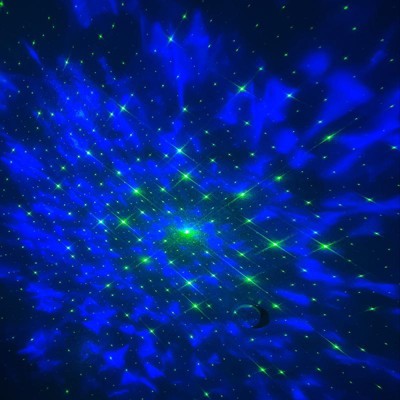 Led Galaxy Projector Laser Star Lights With Remote Black - West & Arrow ...