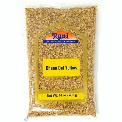 Dhana Dal (roasted Coriander Seeds) Yellow - 14oz (400g) - Rani Brand ...