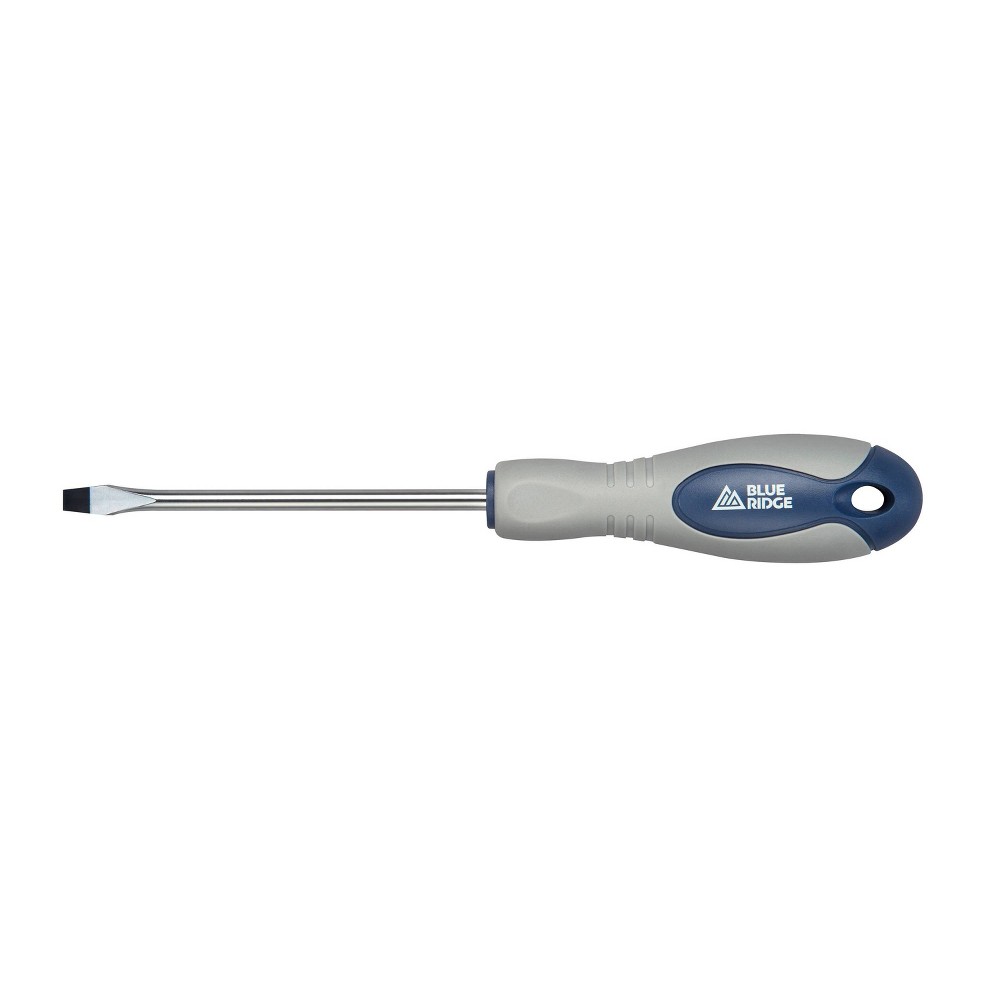 Blue Ridge Tools 3/16" x 4" Slotted Screwdriver: Flat Head, Steel, 1 ...