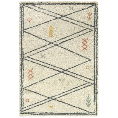 7'10"x10' Levine Mid-century Modern Geometric Rug Red - Balta Rugs : Target