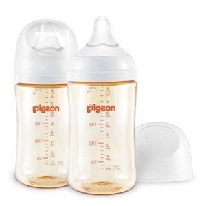 Pigeon Nurture & Nest Wide-Neck and Anti-colic PPSU BPA-Free Baby ...