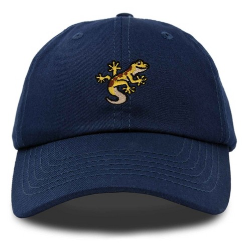 Dalix Gecko Cap Embroidered Mens Cotton Dad Hat Baseball Hat In Navy ...