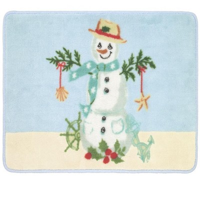 Avanti Linens Coastal Snowman Rug : Target