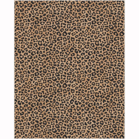 Well Woven Apollo Flatwoven Leopard Animal Print Brown 7'10" X 9'10 ...