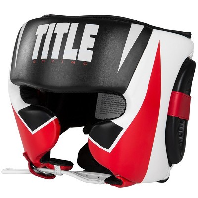 Title Boxing Traditional Training Headgear - Regular - Red : Target