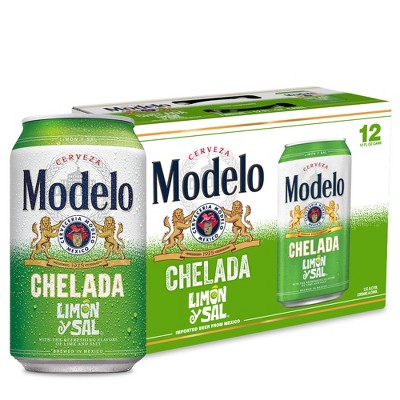Modelo Chelada Limon Y Sal Import Flavored Beer - 12pk/12 Fl Oz Cans ...