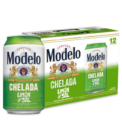 Modelo Chelada Limon Y Sal Import Flavored Beer - 12pk/12 Fl Oz Cans ...
