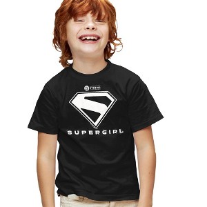 Boys' Supergirl 2026 White Shield T-Shirt : Target