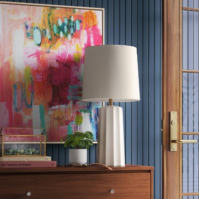 24" X 30" Colorful Collage By Amira Rahim Framed Wall Canvas ...