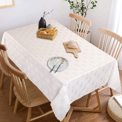 Jacquard Table Cloth Heavy Weight Damask Fabric Tablecloth : Target