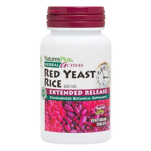 Nature's Plus Herbal Actives Extended Release Red Yeast Rice 60 Tablet ...