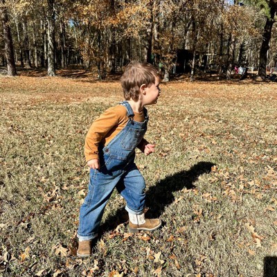 Oshkosh B'gosh Toddler Boys' Solid Denim Overalls - Blue 5t : Target