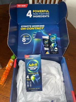 Advil Targeted Relief Pain Relieving Cream With Massage Applicator - 2 ...