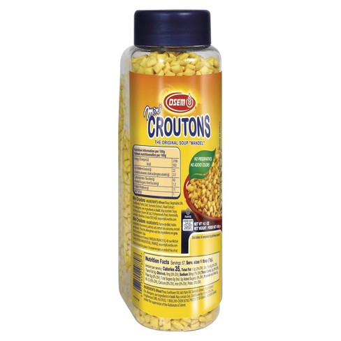 Osem Mini Mandel Croutons 14.1oz : Target