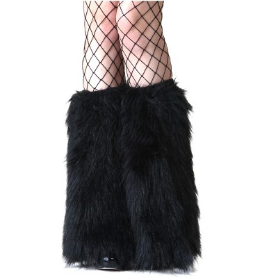 Halloweencostumes.com One Size Fits Most Adult Royal Blue Furry Boot ...
