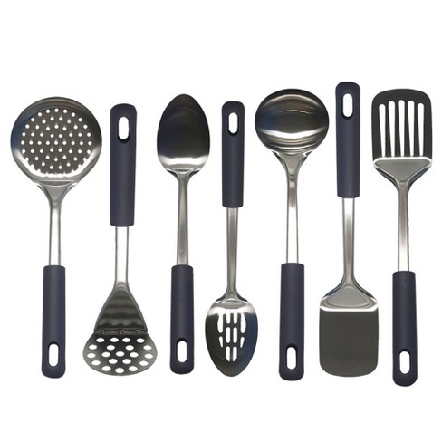 Sharpchef 7pc Kitchen Gadget Utensil Set, Stainless Steel, Heavy Duty ...