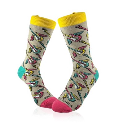 Musical Smiley Emoji Sock (tween Sizes, Small) From The Sock Panda : Target