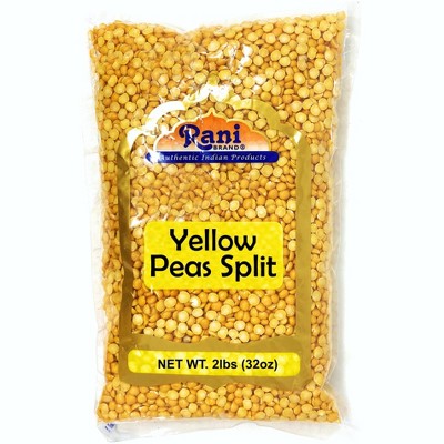 Yellow Peas Split Dried (vatana, Matar) - 32oz (2lbs) 908g - Rani Brand ...